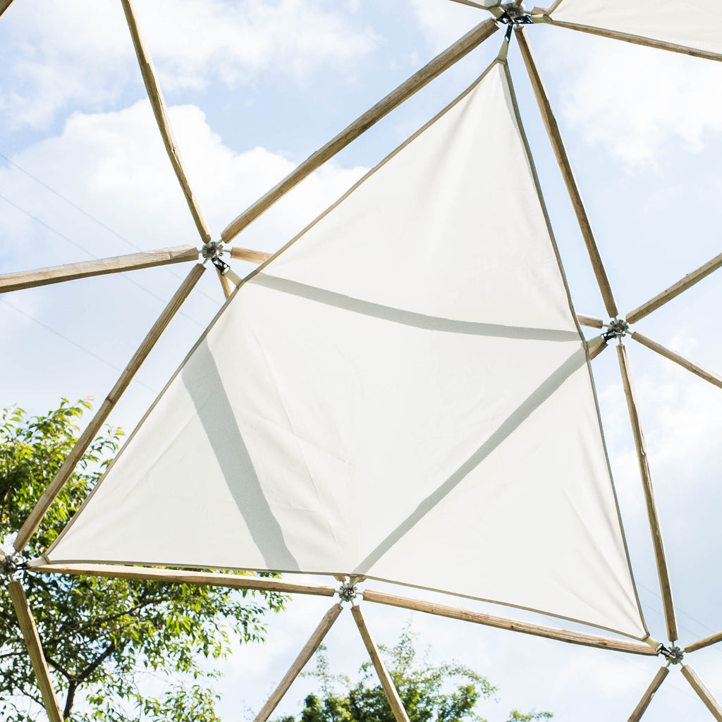Shade sail - Light grey (for 3.2m diameter dome) – Build with Hubs