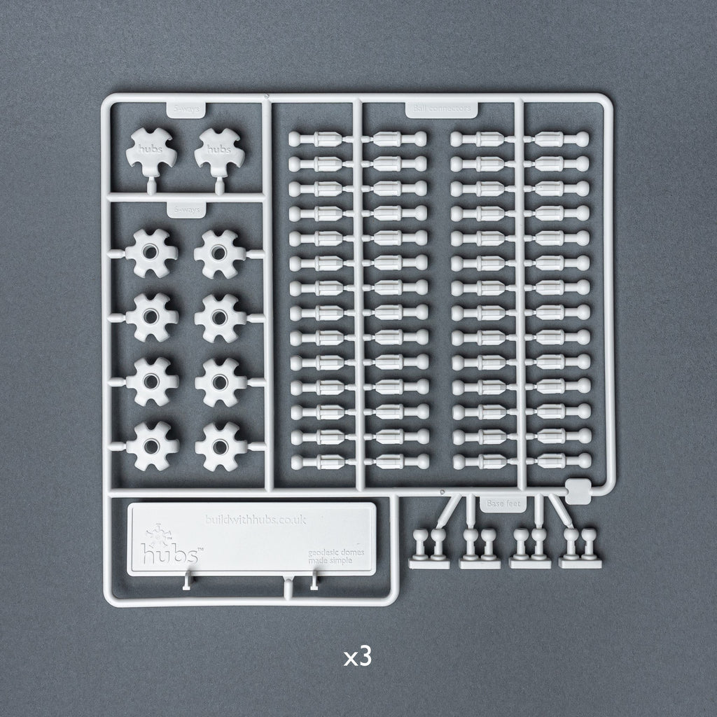Hubs mini - model 2v dome kit – Build with Hubs